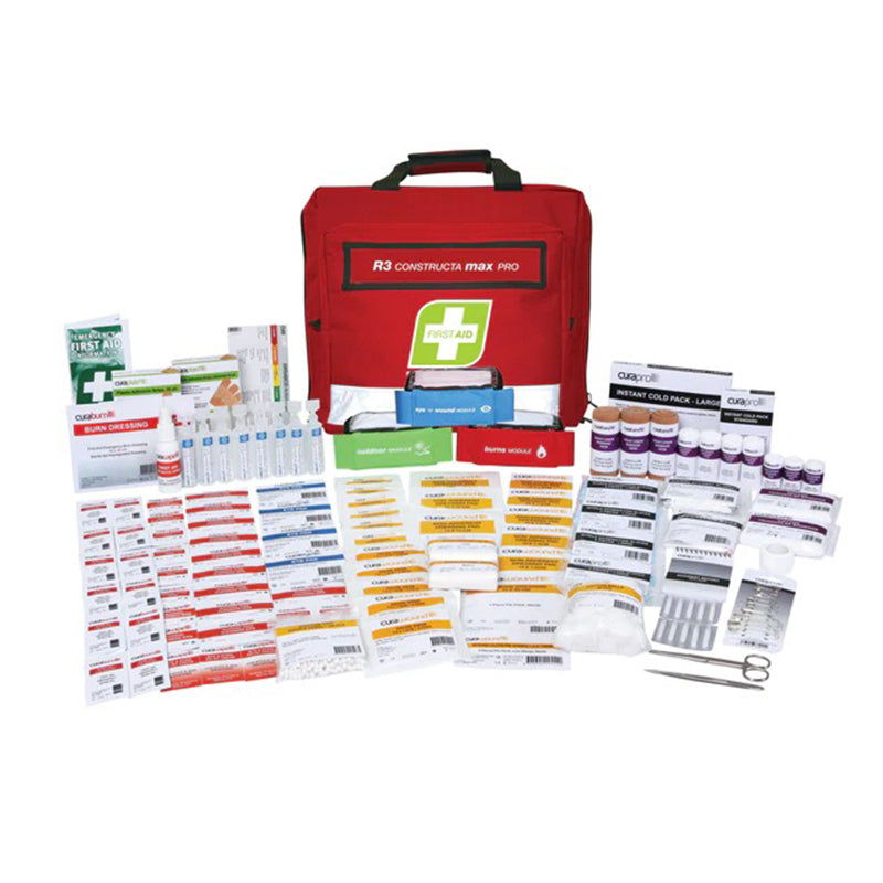 FastAid - First Aid Kit, R3, Constructa Max Pro Kit, Soft Pack - FAR3C ...
